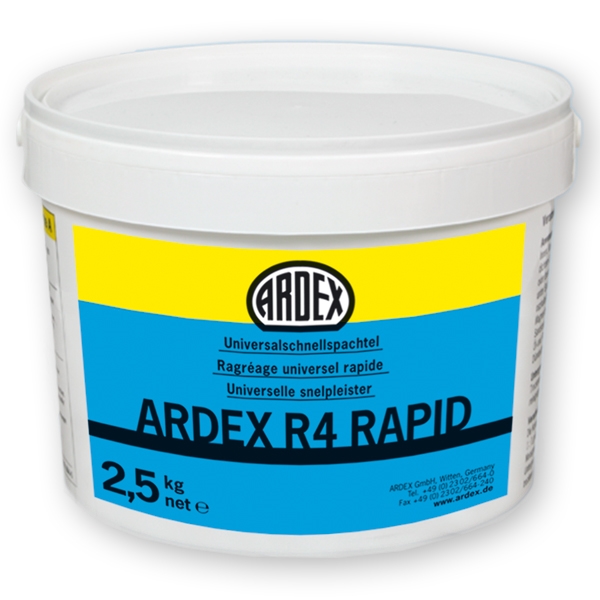 Ardex R4 Rapid is a brilliant rapid repairing filler that binds to a ...